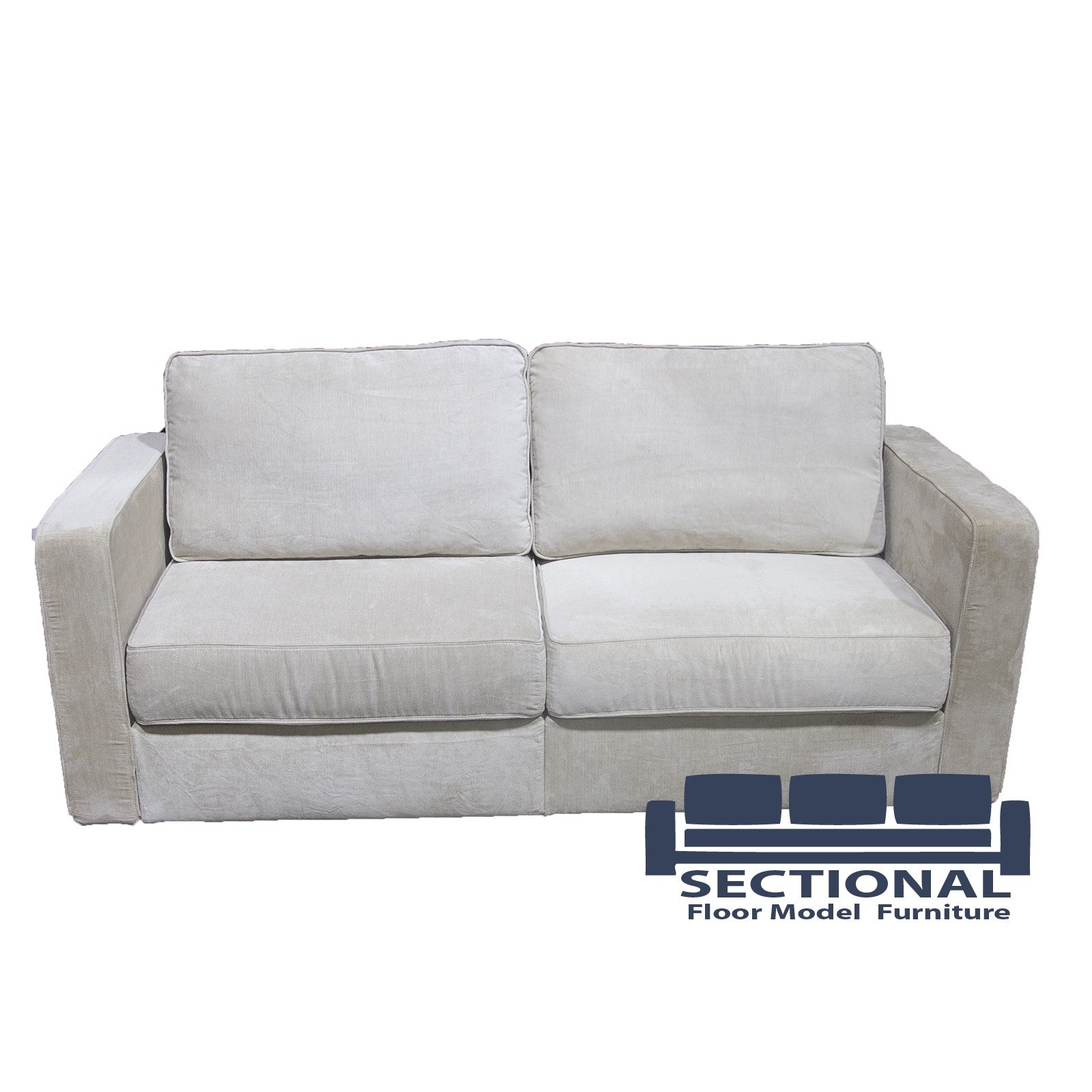 Sectional Couch - 2 Seat Set Standard Fill + 4 Sides, Floor Model ...
