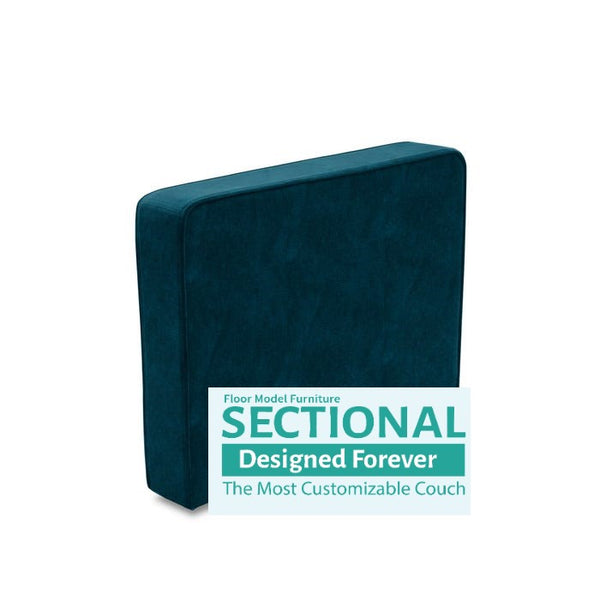 Sectional Mediterranea Cordered Velvet Side Cover - FLOOR MODEL ...